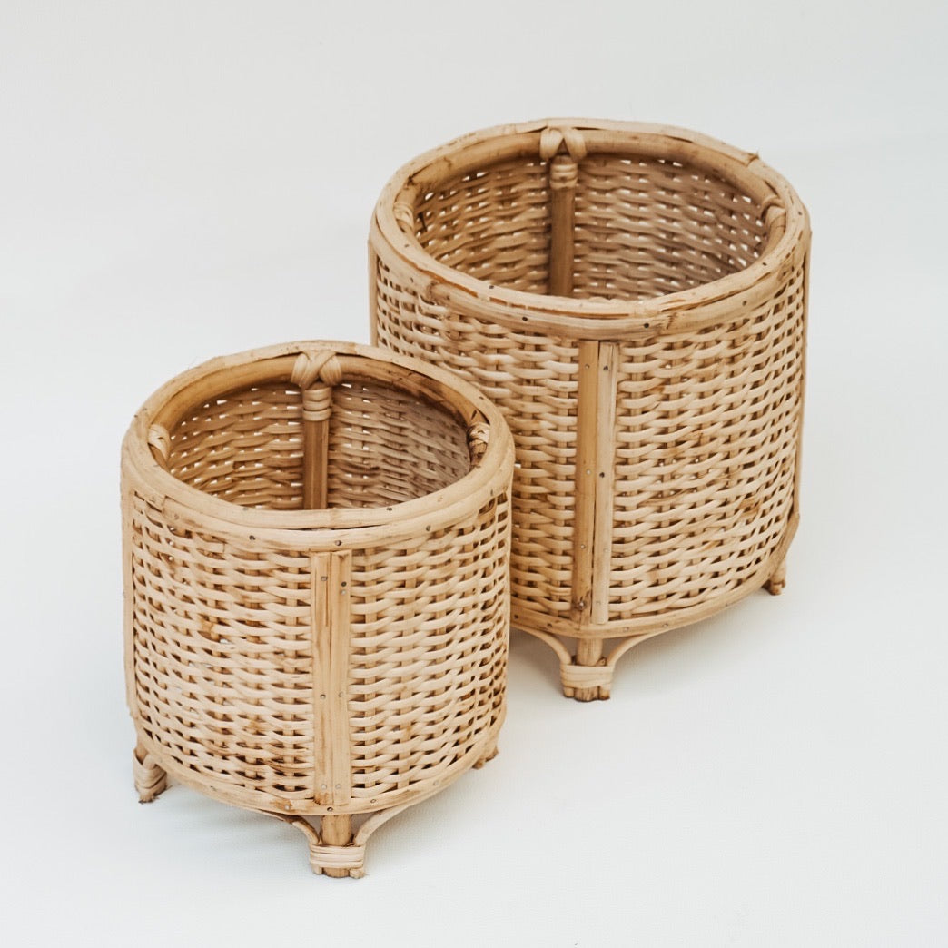 Cane Planters - Set of 2